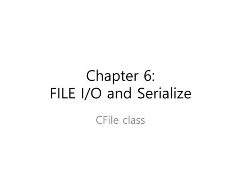 Ppt Chapter 5 The Mfc Collection Classes Powerpoint Presentation