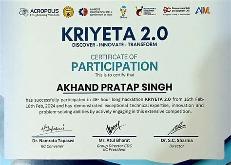 Akhand Pratap Singh On Linkedin Kriyeta Hackathon Innovation Eccommerce Technologysolutions…