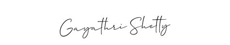 71 Gayathri Shetty Name Signature Style Ideas Fine Esign