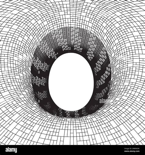 Abstract Grid Tile Tunnel Constructions Vector Stock Vector Image And Art Alamy