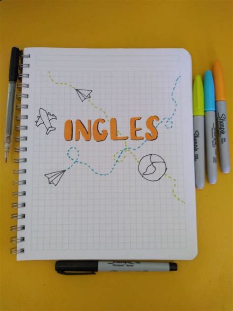 Primer Intento •ᴗ• 。 Tutorial De Letras Cuaderno De Ingles Portadas