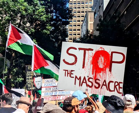 Sydneys Call For Justice In Palestine Resounds In 21st Week Of