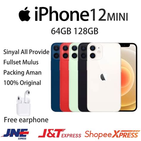 Jual Apple Iphone 12 Mini 64gb 128gb 256gb Hp Ip12 Mini Original