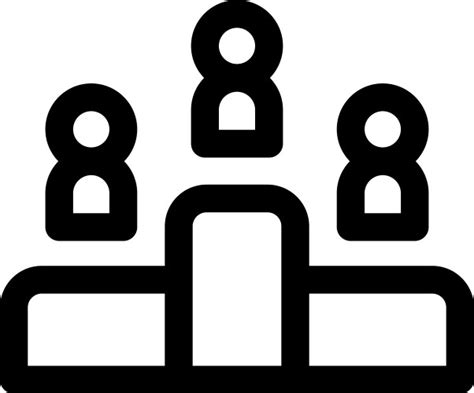 Election Icon Thin Linear Style Design Isolated Vector Image