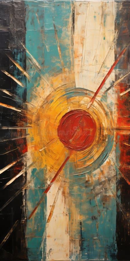 Rustic Abstraction A Dramatic Composition Of A Vintage Barn Wood Sign With Abstract