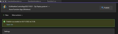 How To Create And Deploy An Azure Functions Project Into Dotnet