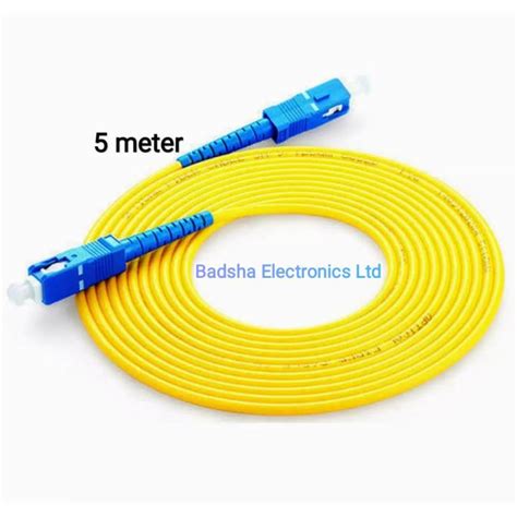 5m Fiber Optic Patch Cord Sc Sc Simplex Core Bd