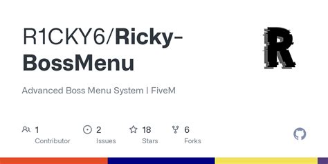 Ricky Bossmenufxmanifestlua At Main · R1cky6ricky Bossmenu · Github