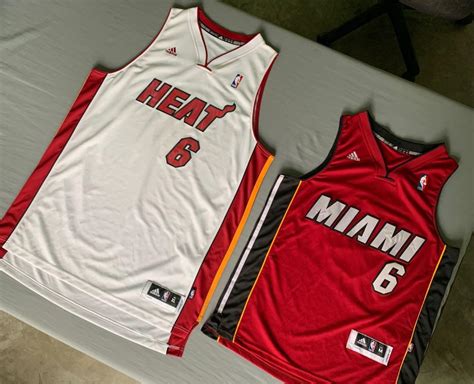 Lebron James Miami Heat Home Jersey Mens Fashion Activewear On