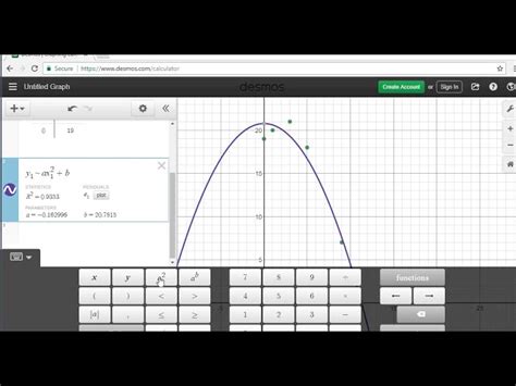 Quadratic Regression Desmos Millones De Productos Que Cómo Hallar Una