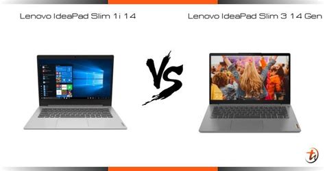Banding Lenovo Ideapad Slim I Dan Lenovo Ideapad Slim Gen Spesifikasi Dan Harga Di
