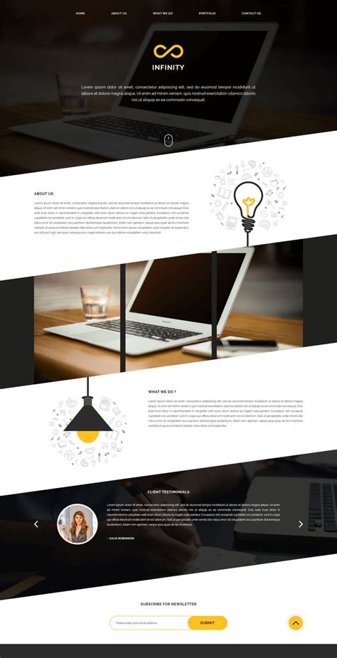 Parallax Website Design Template