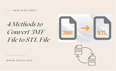 4 methods to convert 3mf file to stl file 3dism
