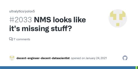 NMS Looks Like It S Missing Stuff Issue Ultralytics Yolov GitHub