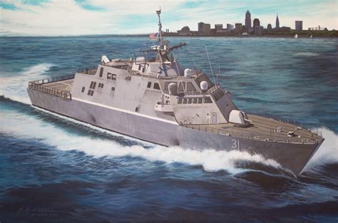 Uss Cleveland Giclee Print Uss Cleveland Legacy Foundation