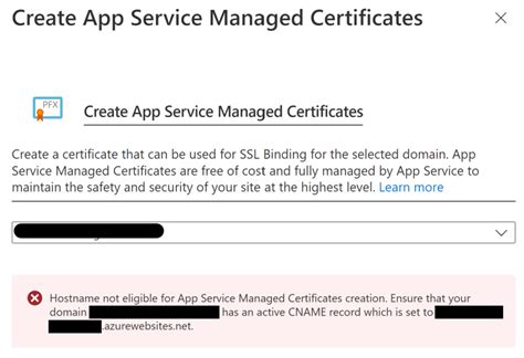 Azure App Service Managed Certificates Cloudflare Dns