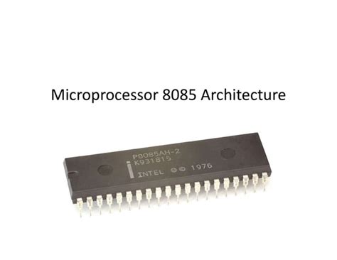 Intro To Microprocessor And Its Detailing And Applications Ppt