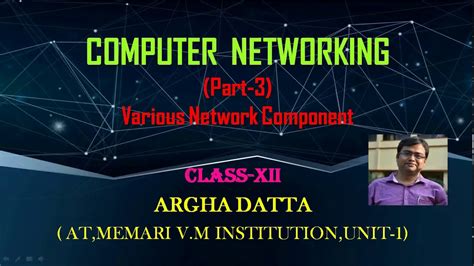 Computer Network Part 3 Wbchse Class 12 Youtube