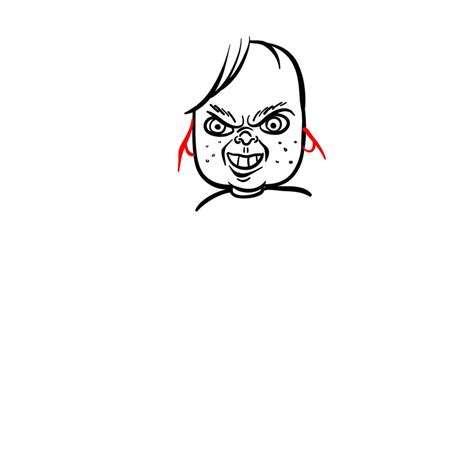 How To Draw Chucky Sketching The Sinister Smile