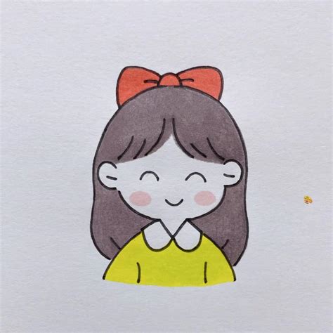 婴儿简笔画大全可爱女 婴儿简笔画大全可爱女画像 画趣文库（我爱生活）