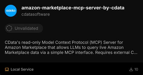 Amazon Marketplace Mcp Server By Cda · Lobehub Amazon Marketplace Mcp Server By Cda · Lobehub