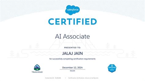 Salesforceai Aiforcrm Aiassociate Jalaj Jain