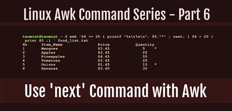 How To Print Fields And Columns With Awk In Linux