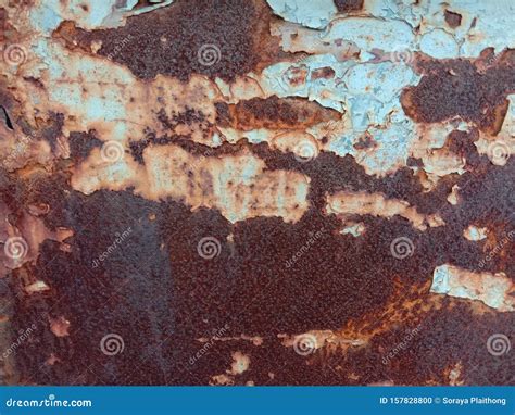 Rust Is Caused By A Reaction Between Oxygen And Iron Stock Photo Image Of Rust Zinc 157828800