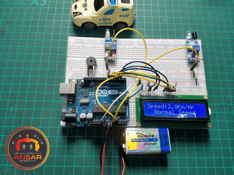 vehicle speed detector using arduino and ir sensor ma robotic