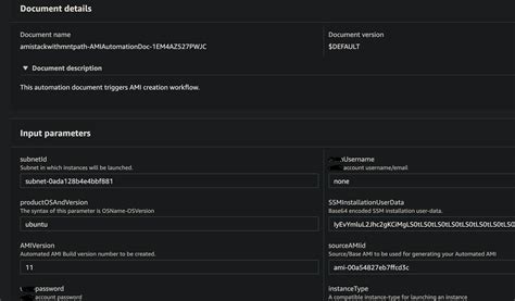 Amazon Web Services How To Add Password Parameter Field Without Showing Values Via