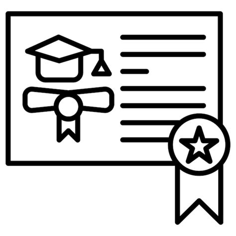 Premium Vector Certificate Vector Illustration