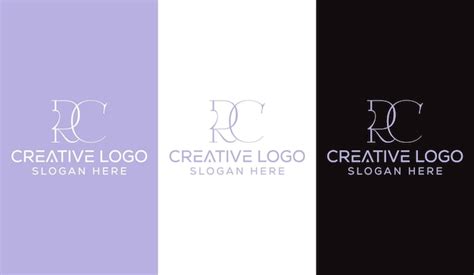Premium Vector Initial Letter Rc Logo Design Monogram Creative Modern Sign Symbol Icon