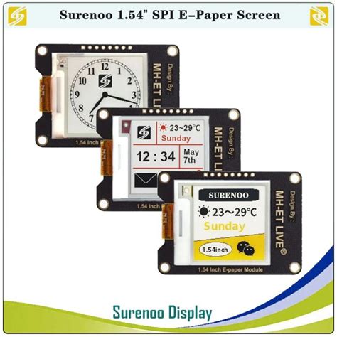 Customizable 1 54 200 200 Ssd1680 E Paper Electronic Epaper E Ink