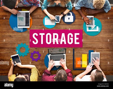 Storage Cloud Network Space Concept Stock Photo Alamy
