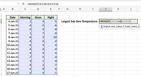 how to find largest negative value in excel sheetaki