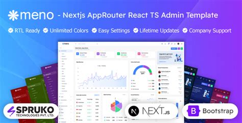 Meno Nextjs App Router Typescript React Bootstrap Admin Dashboard Template By Spruko