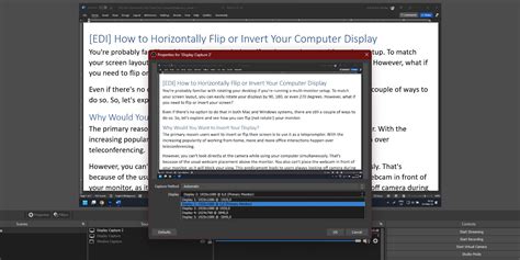How To Horizontally Flip Or Invert Your Computer Display