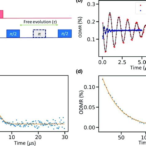 Ramsey And Hahn Echo On The V2 Ensemble A Pulse Sequence For Ramsey Download Scientific