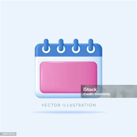 캘린더 아이콘입니다 일정 약속 계획 개념 3d 벡터 격리 일러스트레이션 0명에 대한 스톡 벡터 아트 및 기타 이미지 0명 3차원 형태 가리키기 Istock