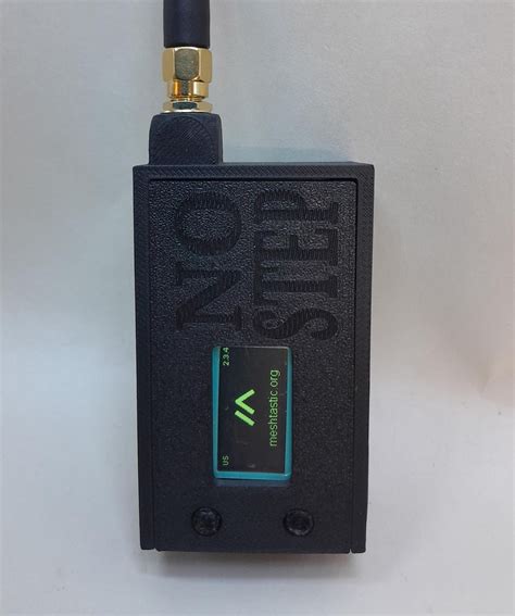 Meshtastic Node Ready To Use Heltec Tracker Gps 915mhz Radio Node W Custom Case 3000mah Battery