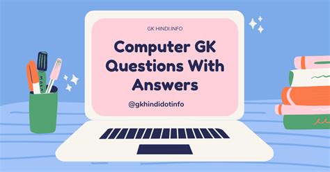 Solve 100 Computer Gk Questions With Answers कंप्यूटर Gk