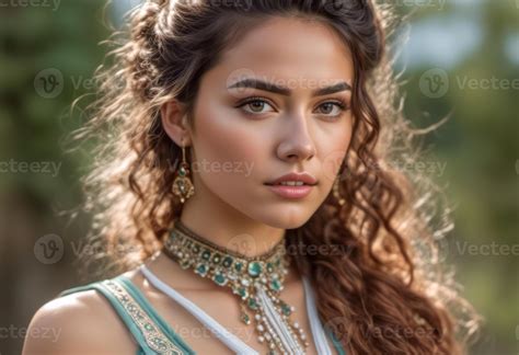 A Portrait Of Breathtakingly Gorgeous Exotic Beautiful Woman