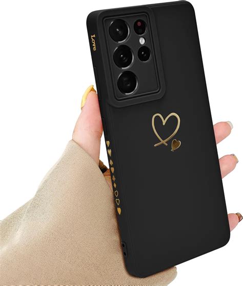 Newseego Samsung Galaxy S21 Ultra Case For Girls Women Cute Love Heart