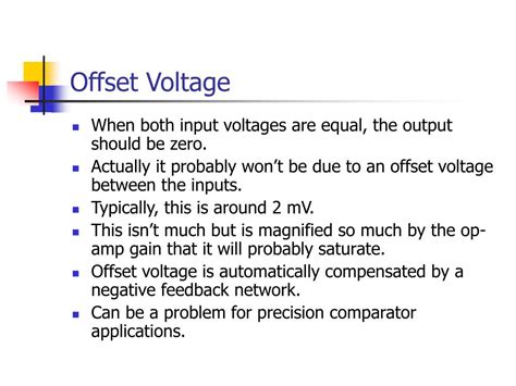 What Is Dc Offset Voltage At Kevin Conger Blog