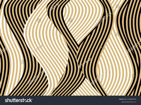 Seamless Abstract Wave Lines Pattern Vector Stock Vector Royalty Free