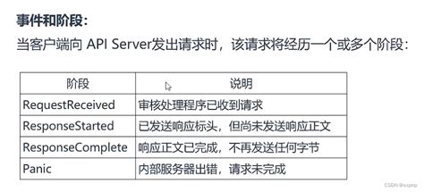 kubernetes 审计与日志 详解 kubernetes审计在哪 CSDN博客