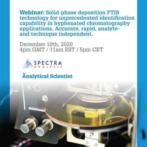 Spectra Analysis Instruments Solid Phase Deposition Ftir Technology