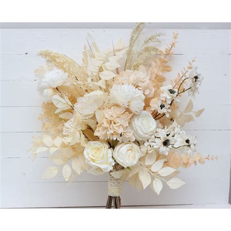 Champagne And Ivory Wedding Flowers Champagne Peony And White Rose
