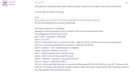 UBTECH Alpha Servos UBT HC Servo Robot Skills Support Synthiam