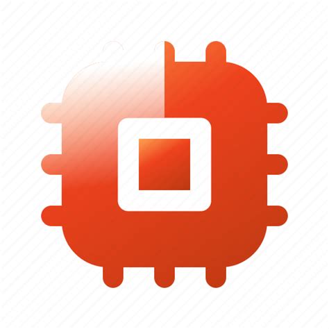 Cpu Processor Pc Microchip Chip Icon Download On Iconfinder
